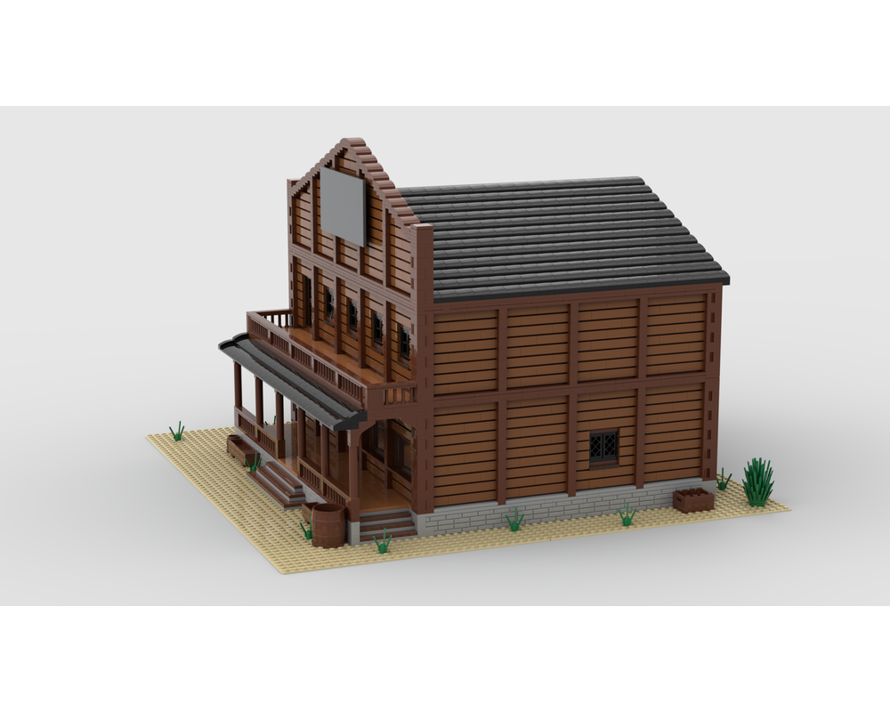 LEGO MOC Western - Wild West Saloon - MOC by Mimi68 | Rebrickable ...