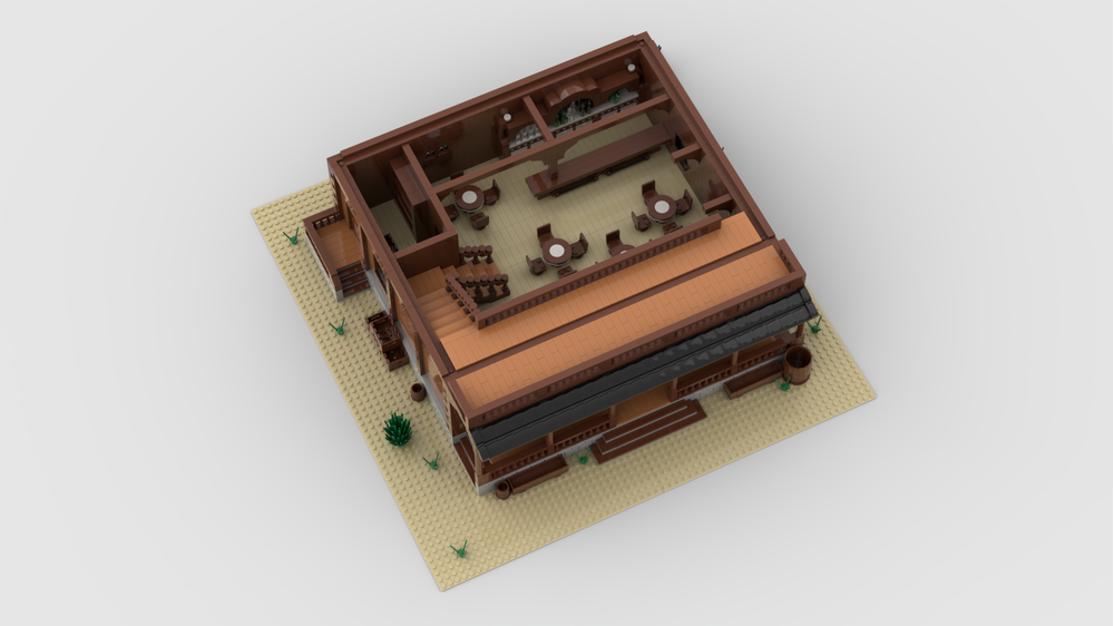 LEGO MOC Western - Wild West Saloon - MOC by Mimi68 | Rebrickable ...