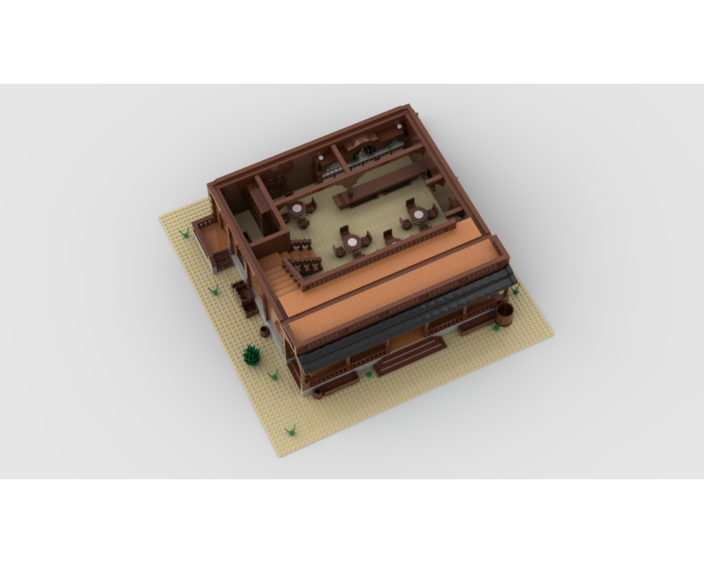 LEGO MOC Western - Wild West Saloon - MOC by Mimi68 | Rebrickable ...