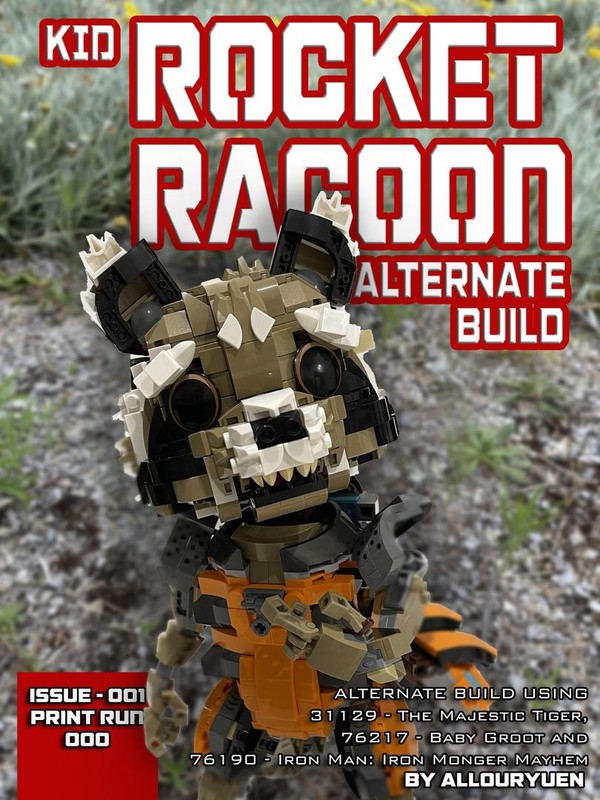 LEGO MOC Baby Rocket Racoon by Allouryuen | Rebrickable - Build with LEGO