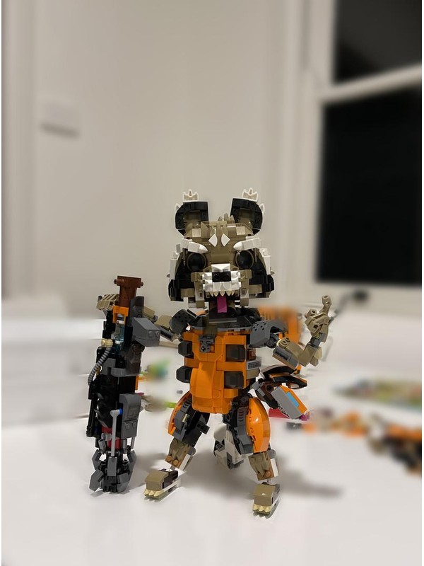 LEGO MOC Baby Rocket Racoon by Allouryuen | Rebrickable - Build with LEGO