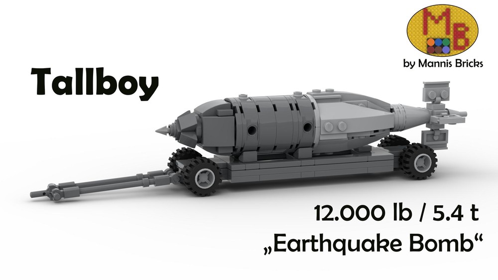 LEGO MOC Tallboy "Earthquake Bomb" by Mannis Bricks | Rebrickable ...