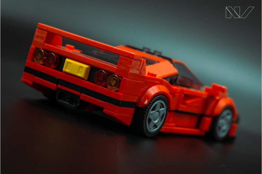 Lego Moc Ferrari F40 By Nv Carmocs Rebrickable Build With Lego