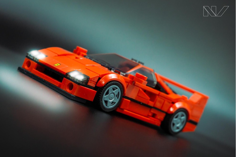 Lego Moc Ferrari F40 By Nv Carmocs Rebrickable Build With Lego