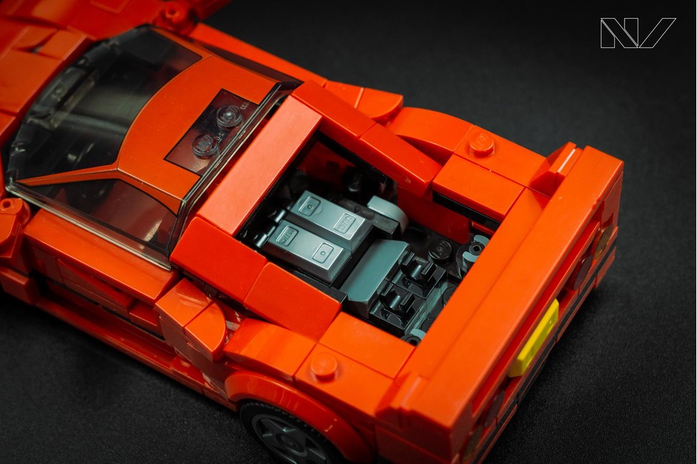 Lego Moc Ferrari F40 By Nv Carmocs Rebrickable Build With Lego
