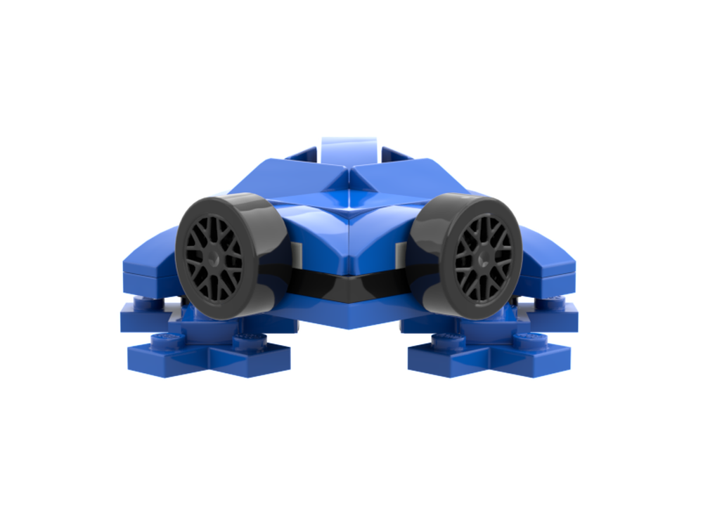 LEGO MOC Blue Poison Dart Frog by SomeDude | Rebrickable - Build with LEGO