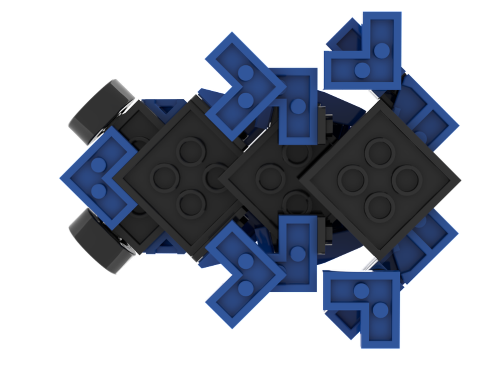 LEGO MOC Blue Poison Dart Frog by SomeDude | Rebrickable - Build with LEGO
