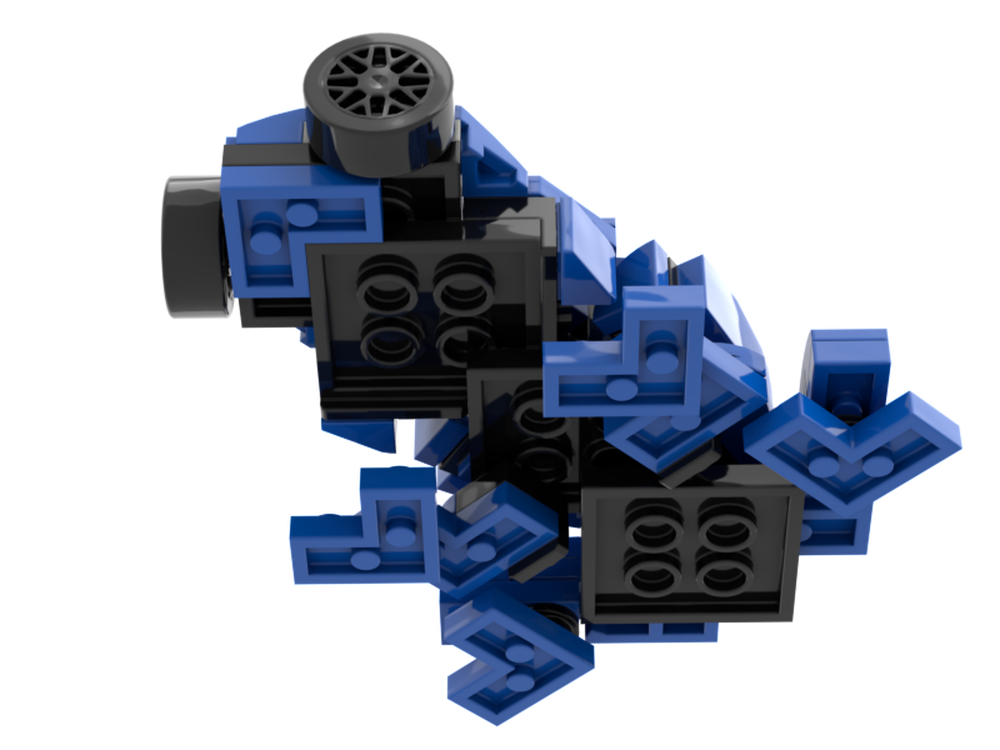 LEGO MOC-135985 Blue Poison Dart Frog by SomeDude | Rebrickable - Build ...