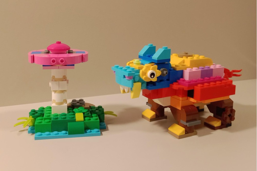 Lego Moc 11018 The Monster Of Mushroom Island By Nequmodiva
