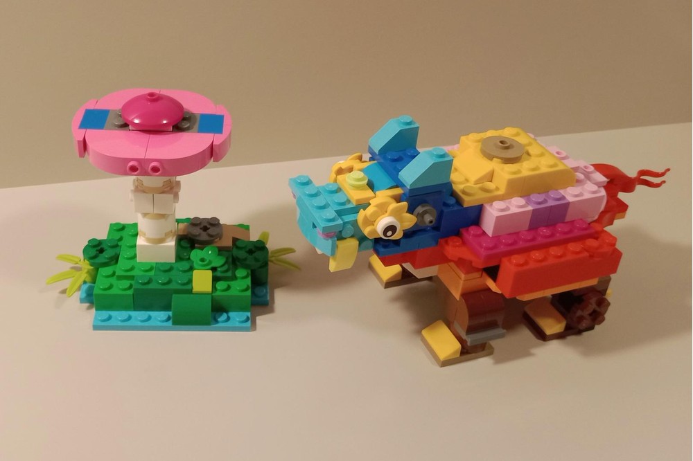 Lego Moc 11018 The Monster Of Mushroom Island By Nequmodiva