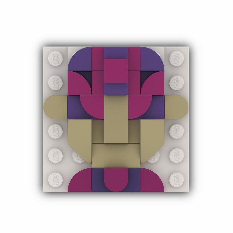 Lego Moc Hawkeye Mini Mosaic Designed For Lego X Levis By