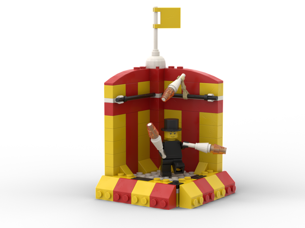 LEGO MOC Circus Vignette: The Juggler by mysticx | Rebrickable - Build ...