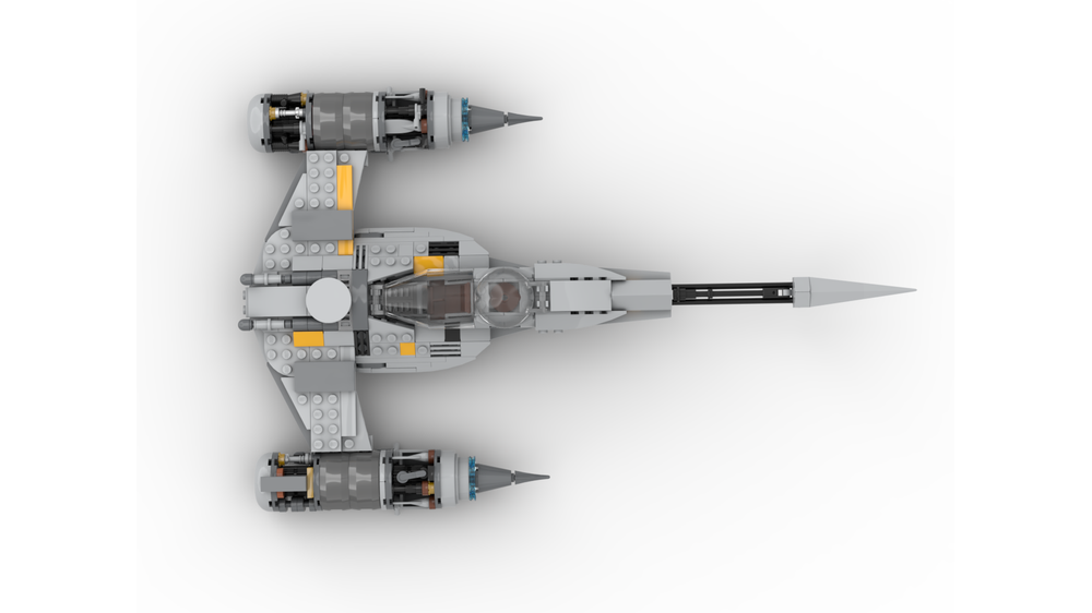 Lego Moc The Mandalorians N 1 Starfighter Minifig Scale By