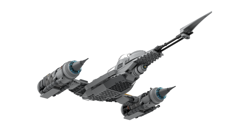Lego Moc The Mandalorians N 1 Starfighter Minifig Scale By