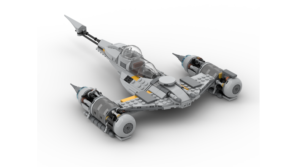 Lego Moc The Mandalorians N 1 Starfighter Minifig Scale By