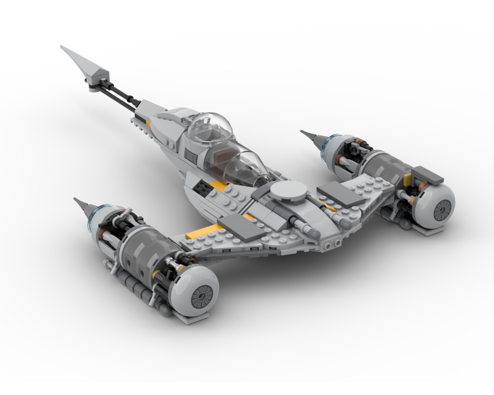 Lego Moc The Mandalorians N 1 Starfighter Minifig Scale By