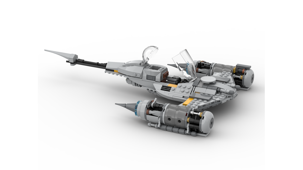 Lego Moc The Mandalorians N 1 Starfighter Minifig Scale By