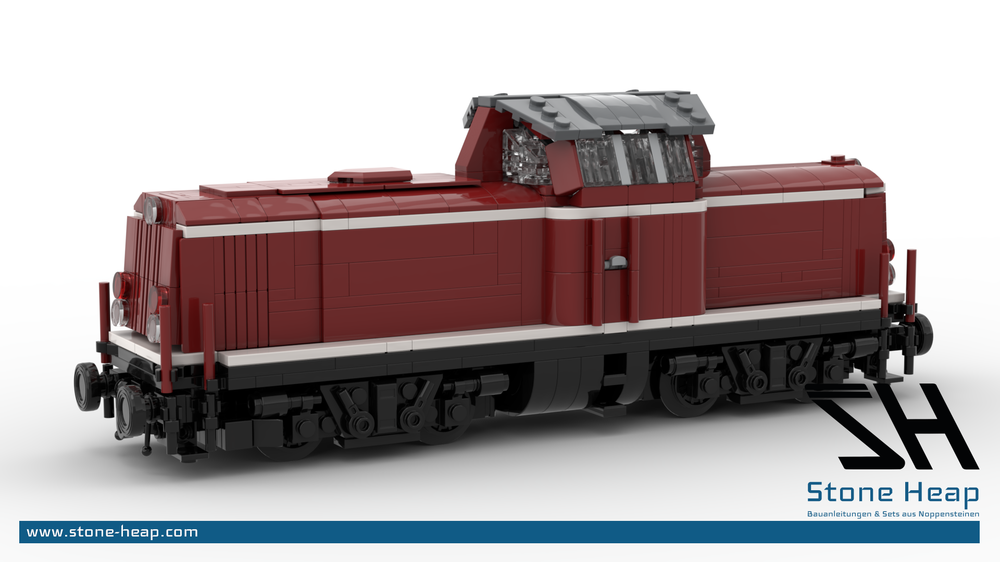 LEGO MOC DB BR 212 "V100" by Germanrailwaybuilder | Rebrickable - Build ...