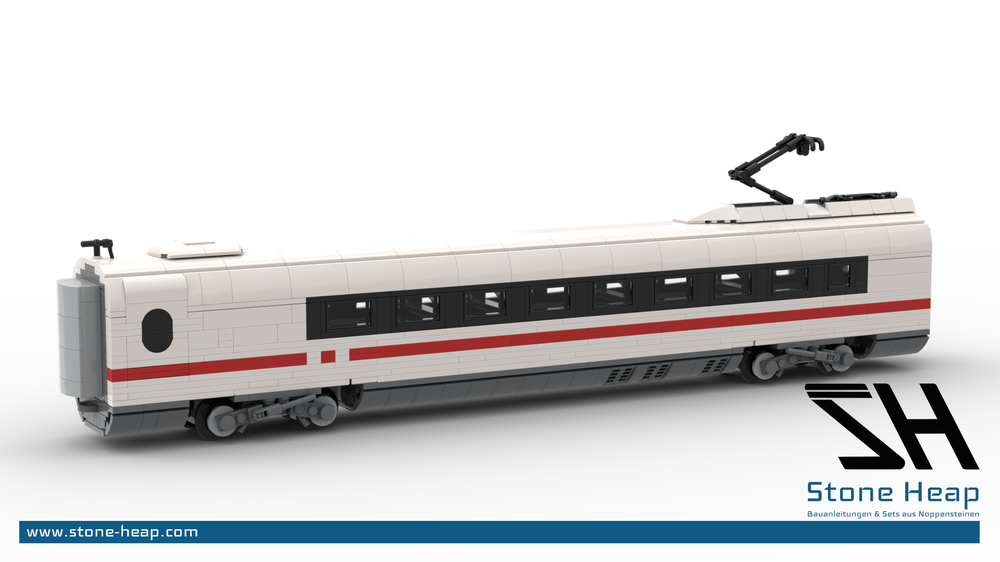 LEGO MOC DB BR 406.6 "ICE 3 Mittelwagen 2. Klasse" by ...