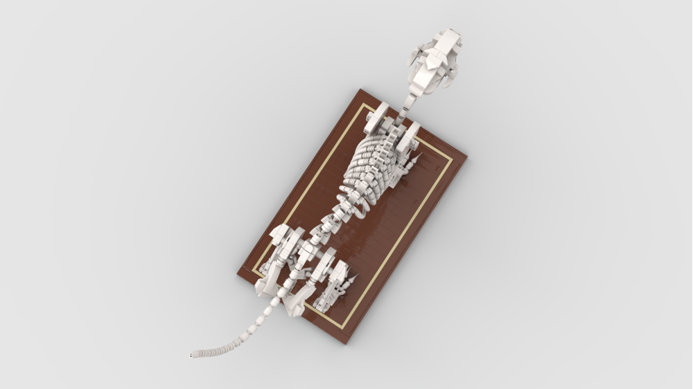 Lego Moc Cat Skeleton By Tbus Rebrickable Build With Lego