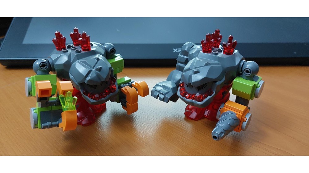 LEGO MOC Rock Monster arms by kriszmen66 | Rebrickable - Build with LEGO