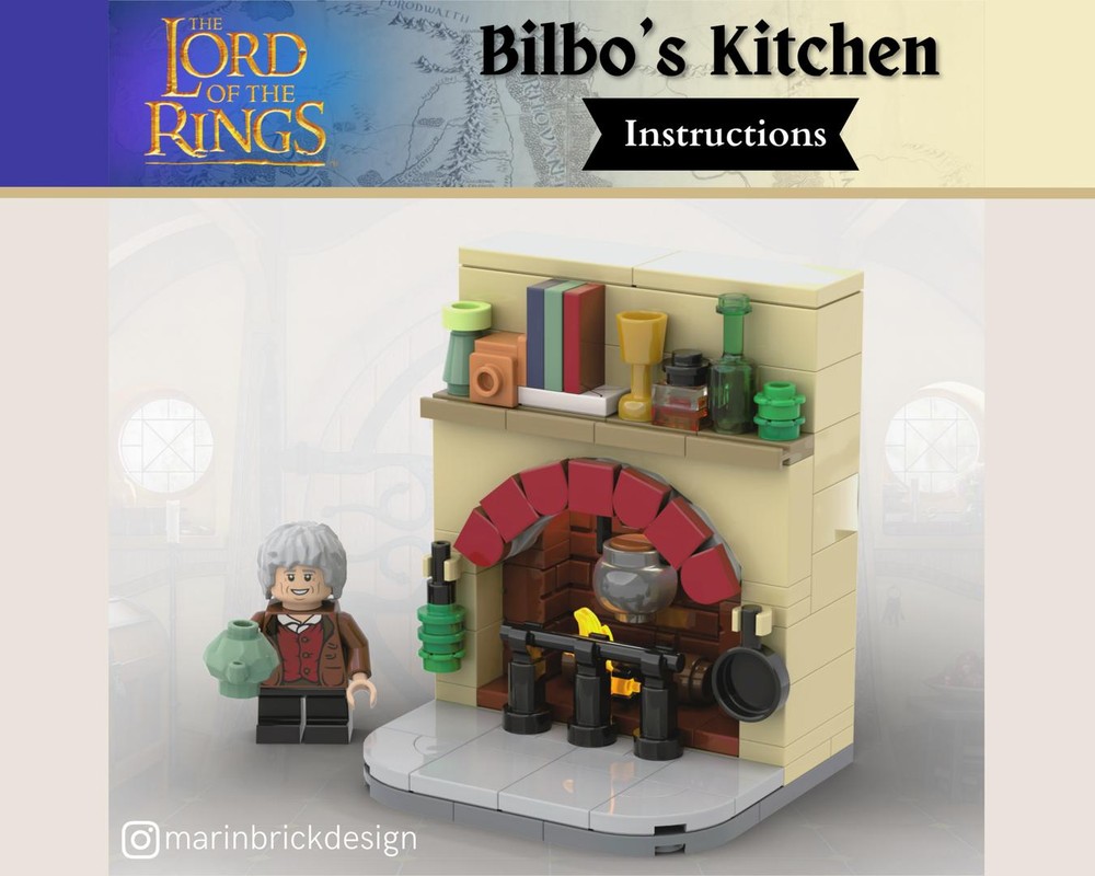 LEGO MOC Bilbo's Kitchen - Lego Lord of the rings moc by ...
