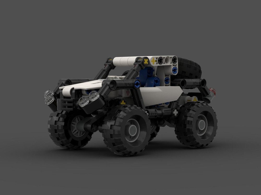 LEGO MOC Mini Trophy Truck by lohere | Rebrickable - Build with LEGO