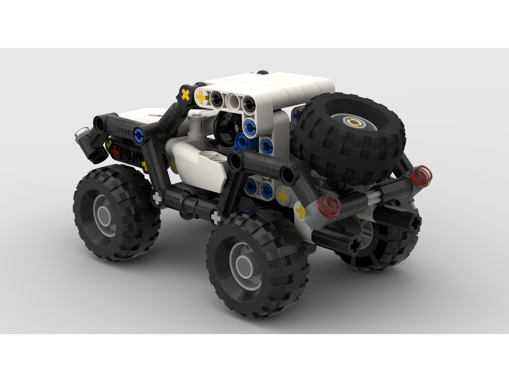 Lego Moc Mini Trophy Truck By Lohere Rebrickable Build With Lego