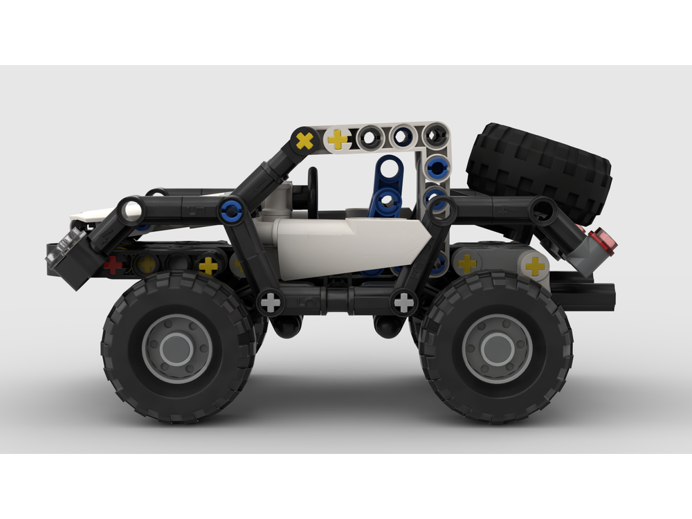 Lego Moc Mini Trophy Truck By Lohere Rebrickable Build With Lego