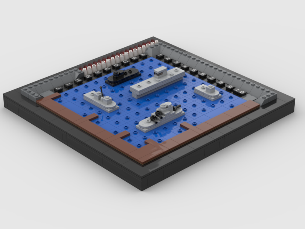 LEGO MOC Battleship (game) by builditmac | Rebrickable - Build with LEGO