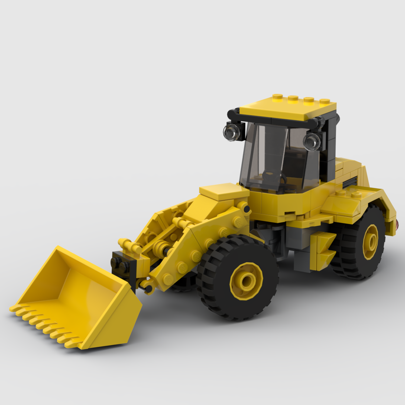 LEGO MOC Front End Loader by JIDBrickCreations | Rebrickable - Build with LEGO
