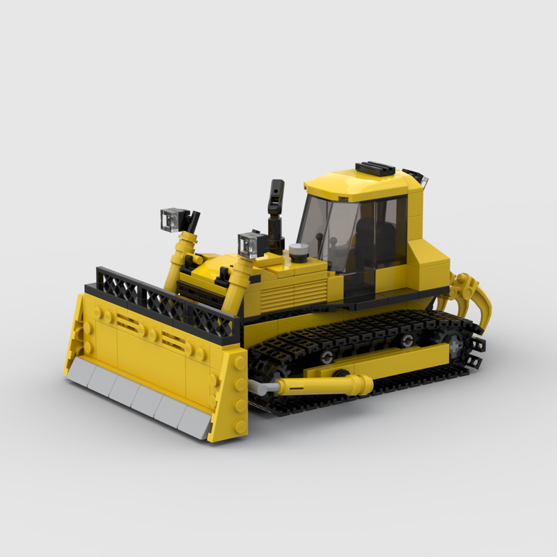 LEGO MOC Bulldozer by JIDBrickCreations | Rebrickable - Build with LEGO