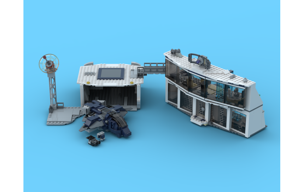 LEGO MOC-136164 Avengers Compound and mini Quinjet 76192 and 76131 ...