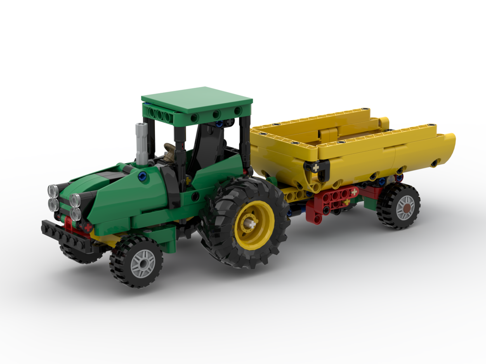 LEGO MOC 42136 model B - Classic tractor by XaeroZKota | Rebrickable ...