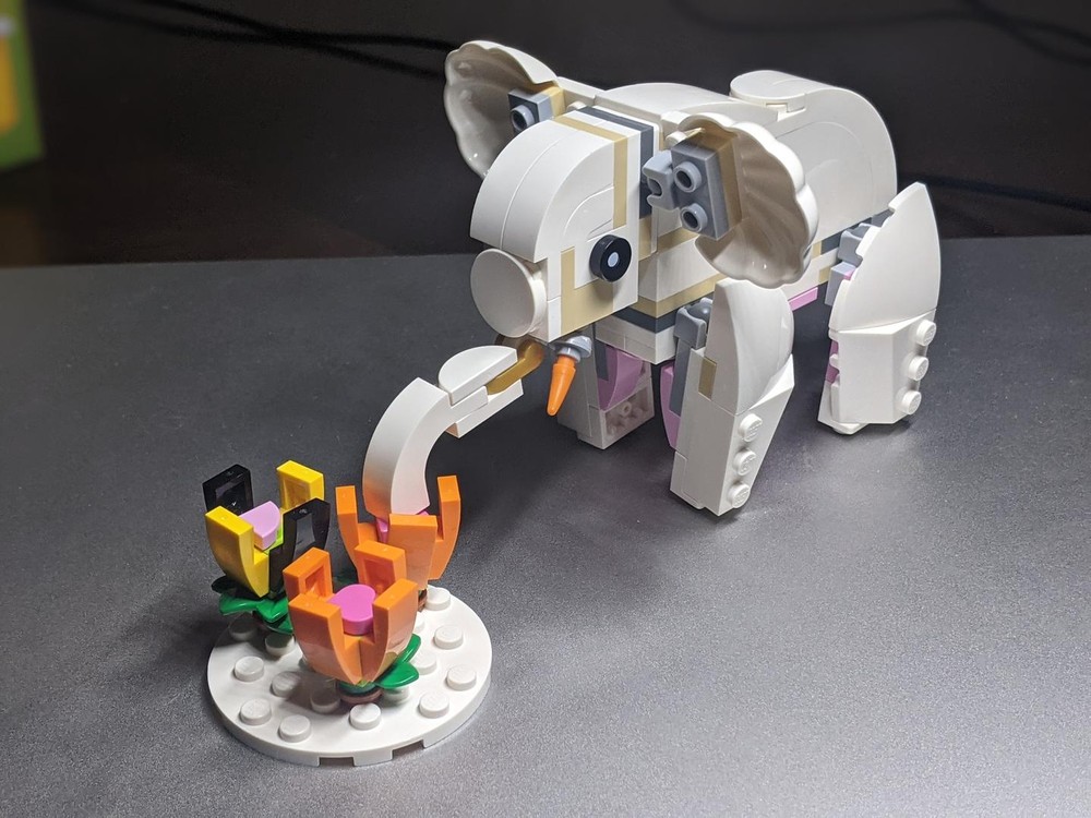 Lego Moc 31133 White Elephant Alternate Build By Masterbrickseparator