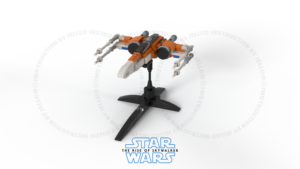 Lego Moc Micro Diorama Episode 9 Ajan Kloss Base T 70 Starfighter By