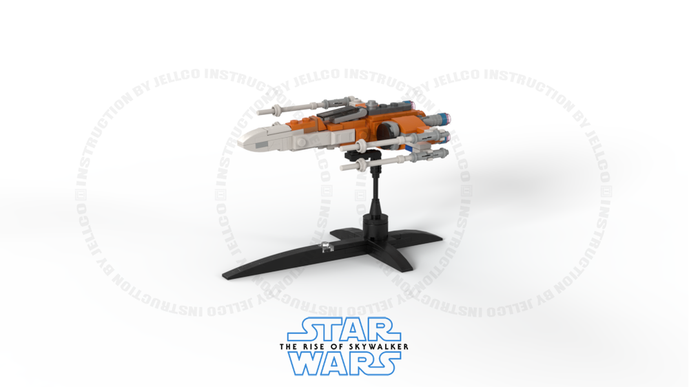 Lego Moc Micro Diorama Episode 9 Ajan Kloss Base T 70 Starfighter By