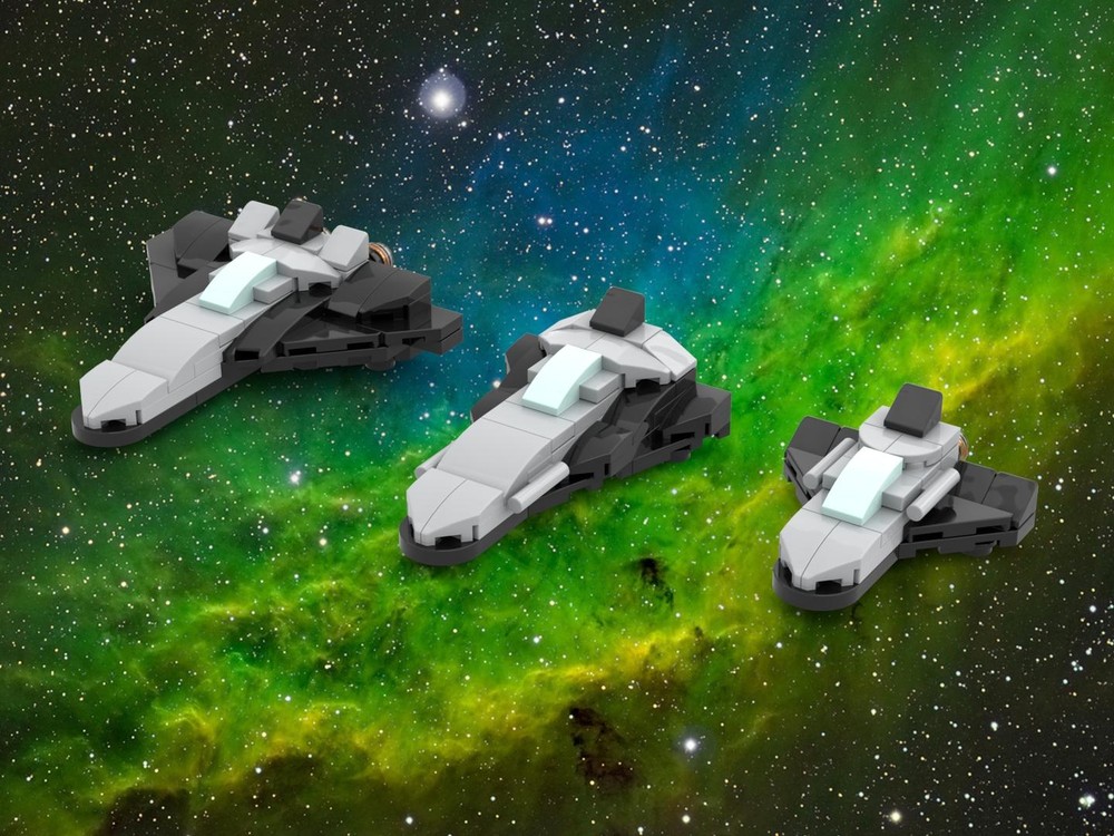 LEGO MOC Micro Space Fighters by ulix | Rebrickable - Build with LEGO