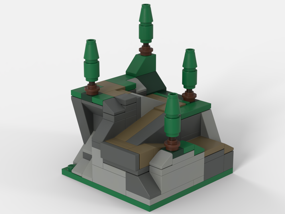 LEGO MOC Mountain Path by Karst86 | Rebrickable - Build with LEGO