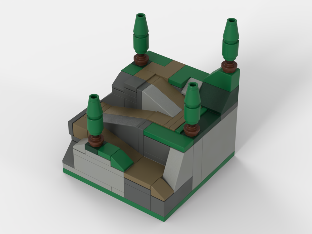 LEGO MOC Mountain Path by Karst86 | Rebrickable - Build with LEGO