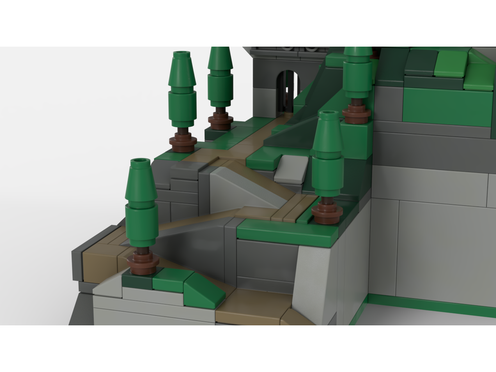 LEGO MOC Mountain Path by Karst86 | Rebrickable - Build with LEGO