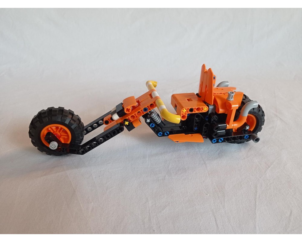 LEGO MOC Orange Chopper 42135 Alternative by ErikGS | Rebrickable ...