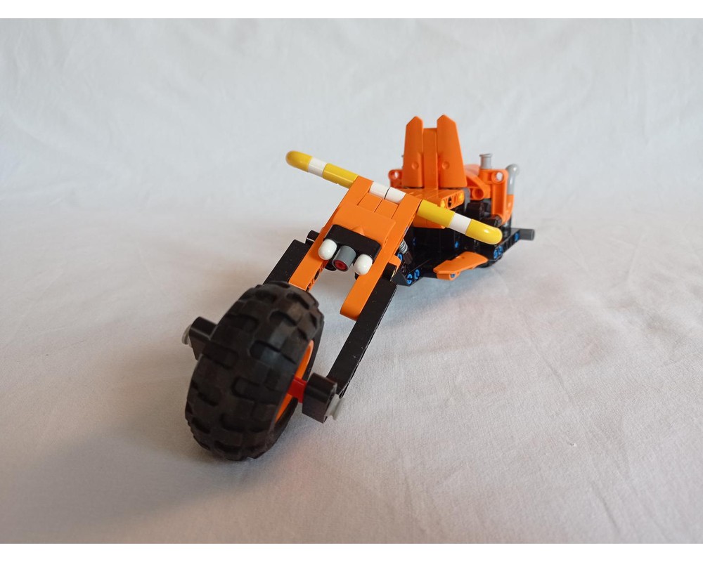 LEGO MOC Orange Chopper 42135 Alternative by ErikGS | Rebrickable ...