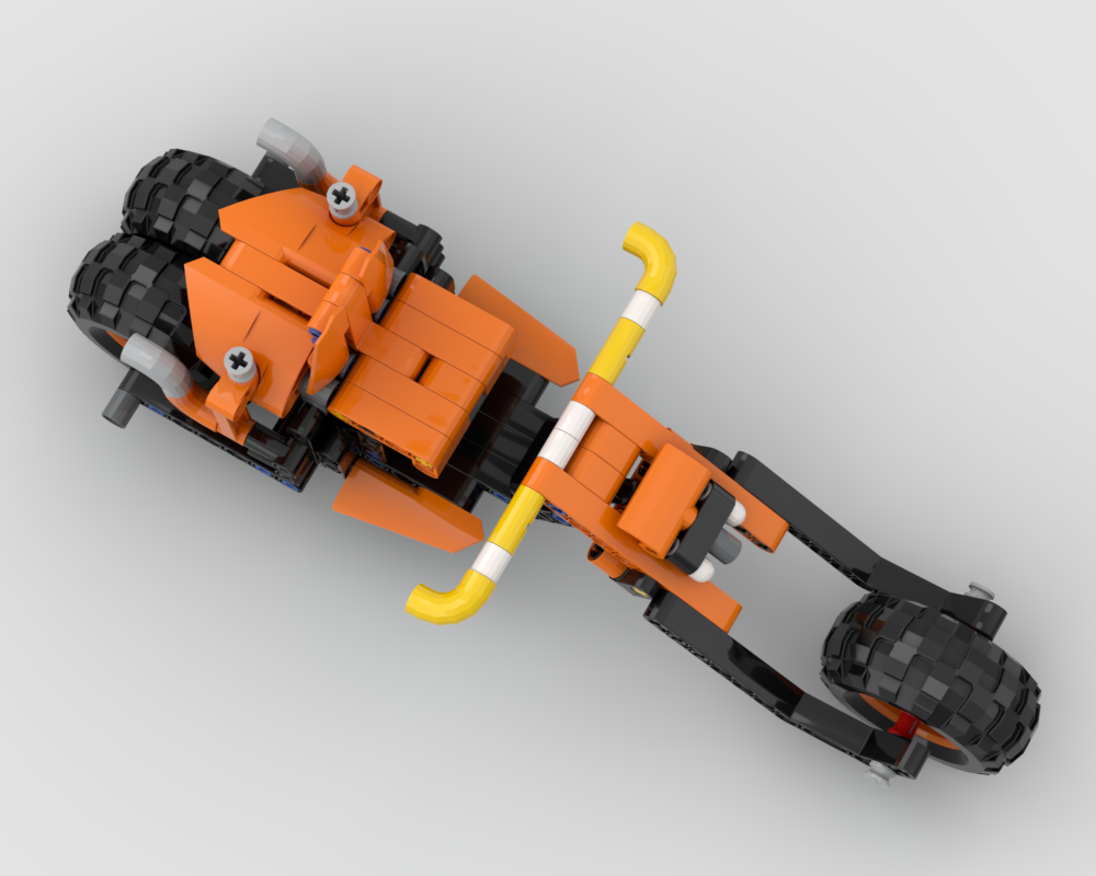LEGO MOC Orange Chopper 42135 Alternative by ErikGS | Rebrickable ...