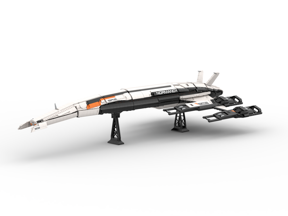 Lego Moc Normandy Sr 2 From Mass Effect 2 By Brickgloria Rebrickable