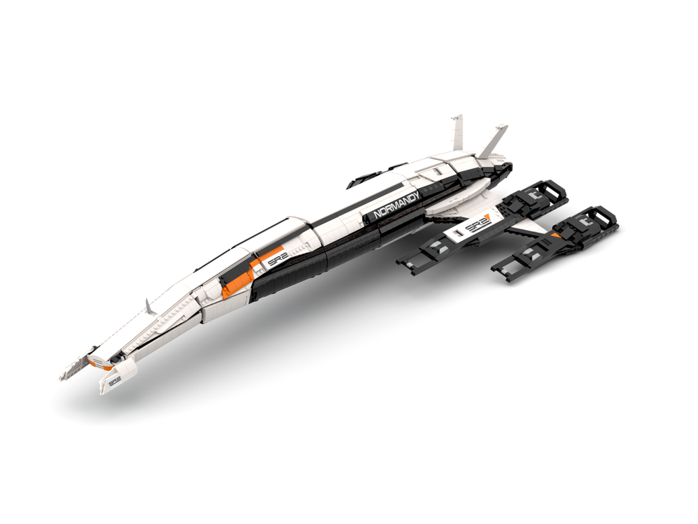Lego Moc Normandy Sr 2 From Mass Effect 2 By Brickgloria Rebrickable