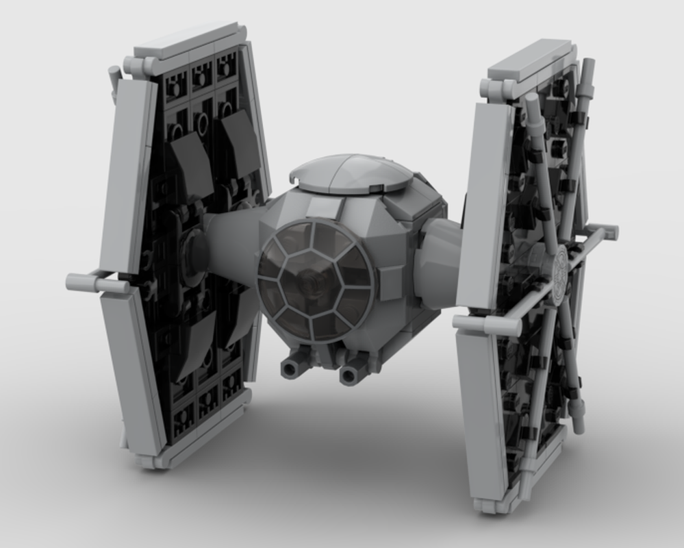 LEGO MOC Midi-Scale TIE by gonky_bricks | Rebrickable - Build with LEGO