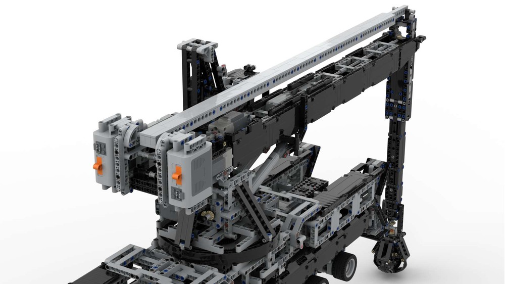 Lego Moc Sennebogen Balance Material Handler By Kladovec Rebrickable