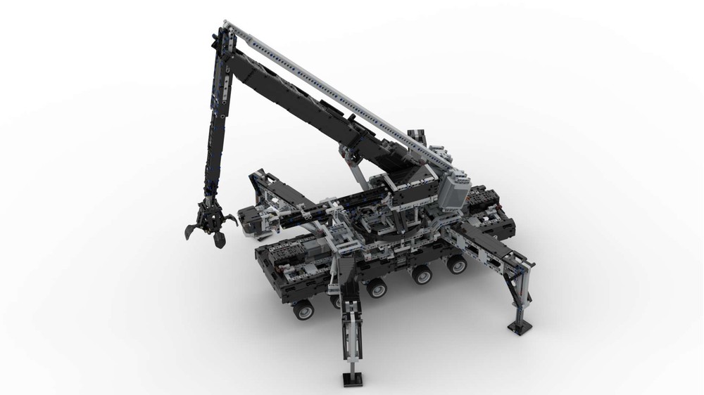 Lego Moc Sennebogen Balance Material Handler By Kladovec Rebrickable