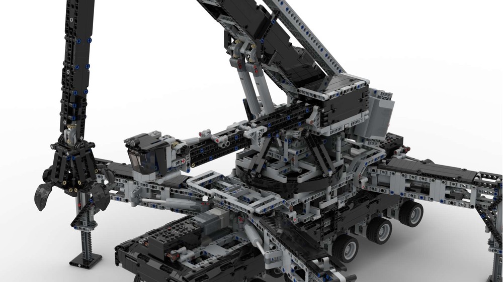 Lego Moc Sennebogen Balance Material Handler By Kladovec Rebrickable